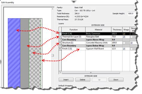 Wall Layer Functions In Revit 2013