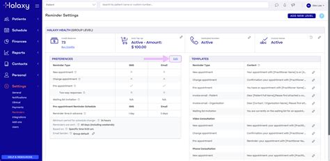 Guide To Reminder Settings Halaxy Help Guide