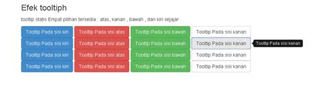 Menambahkan Efek Tooltip Ketika Cursor Diarahkan Pada Button Dengan