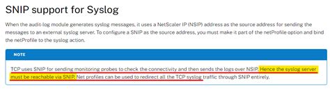 Tcp Syslog On Non Standard Port Core Adc Use Cases Citrix Community