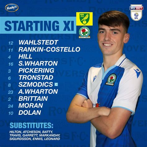 공홈 노리치 시티 Vs 블랙번 로버스 선발 라인업 축구 소식통 에펨코리아