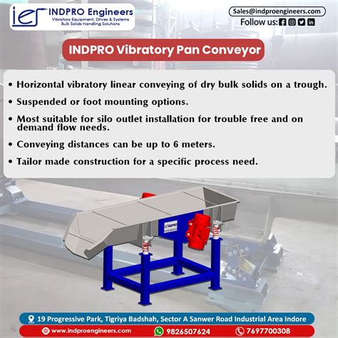 ️indpro Vibratory Pan Conveyor Indpro Engineers