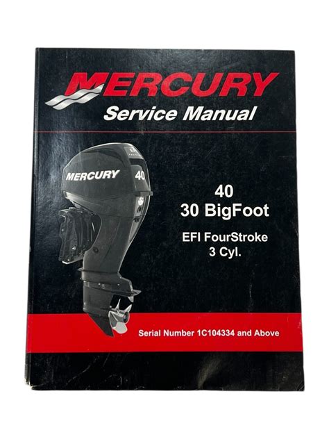 Mercury 90 883064r03 Service Manual 40 30 Bigfoot Efi Fourstroke 3