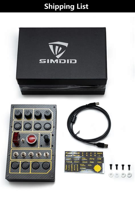 Simdid Simracing D30 Control Box Accessories Add Ons Racing