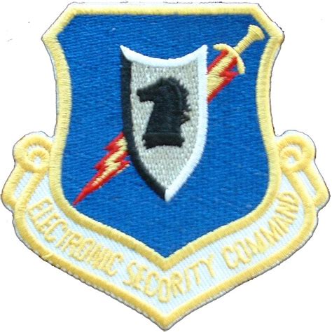 United States Air Force Usaf Electronic Security Command Embroidered Patch With