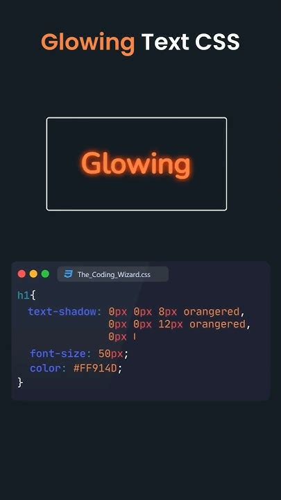 Glowing Text Animation Effect Css 💀 ️‍🩹 Trending Css Coding Youtube