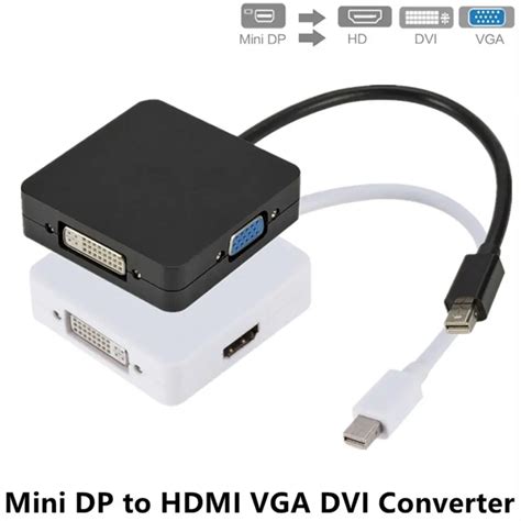 1080p 모니터 Hdtv 썬더 볼트 노트북 프로젝터 미니 디스플레이 포트 Dp Dvi Vga Hdmi 어댑터 케이블 컨버터