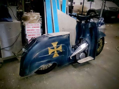 Simson Schwalbe Low Moped Motorcycle Mini Bike Toy Car