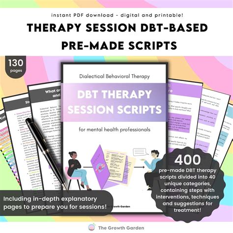 Therapy Scripts Dbt Based — 400 Skills Based Session Guides And Tools For