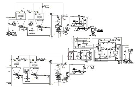 Process Flowsheet Diagram Dwg File Cadbull