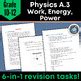 IB DP Physics Section A A3 Work Energy Power Quiz Revision Worksheets