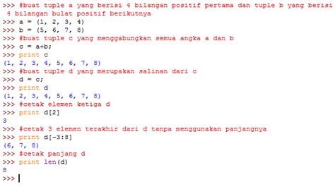 Tuple Dan Dictionary Python Python