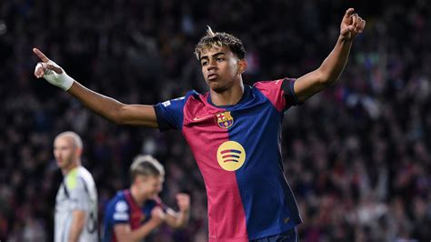 Lamine Yamal Barcelona Teenager Scores Stunning Champions League Goal