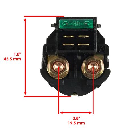Starter And Relay Solenoid For Kawasaki Vulcan 1500l Vn1500 C 1996 1997