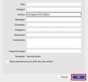 How To Remove Personal Info From Word Doc Mac AppleToolBox