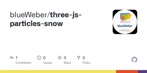 GitHub BlueWeber Three Js Particles Snow