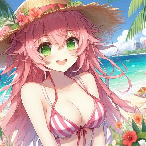 ~anime Girl In Bikini~ By Giorkii On Deviantart