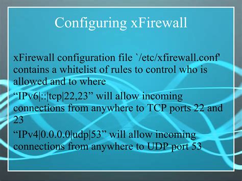 Linux Network Security Odp