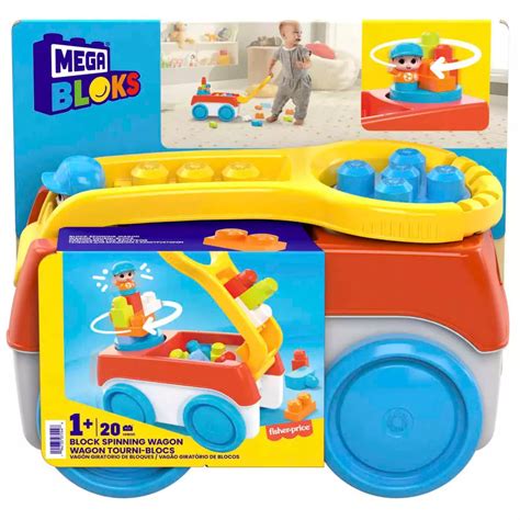 Mega Bloks Block Spinning Wagon Shop Lego And Building Blocks At H E B