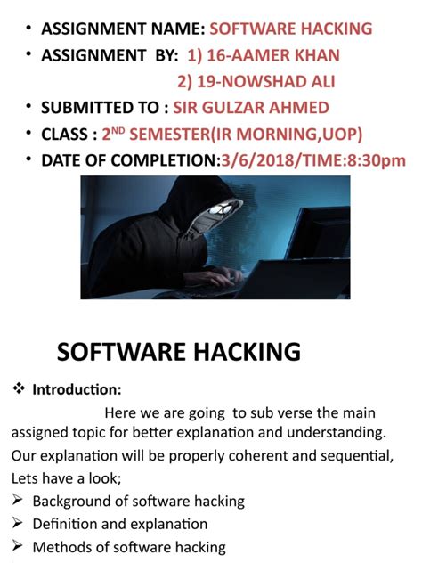 16 Aamer Khan19 Nowshad Ali Pdf Security Hacker White Hat Computer Security