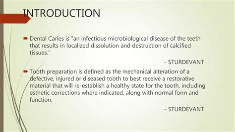 Class Ii Cavity Preparation Pptx
