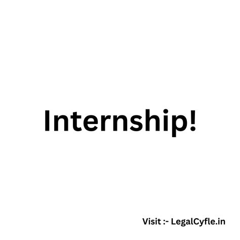 Virtual Internship Program By Nyaya Shastra Legalcyfle