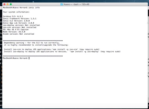 Ios Error Ionic Emulate Stack Overflow En Español