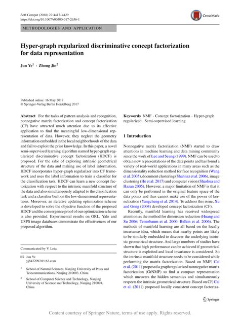 Hyper Graph Regularized Discriminative Concept Factorization For Data Representation