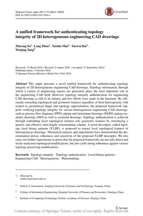 A Unified Framework For Authenticating Topology Integrity Of 2d Heterogeneous Engineering Cad
