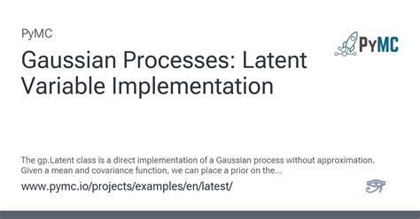 Gaussian Processes Latent Variable Implementation — Pymc Example Gallery