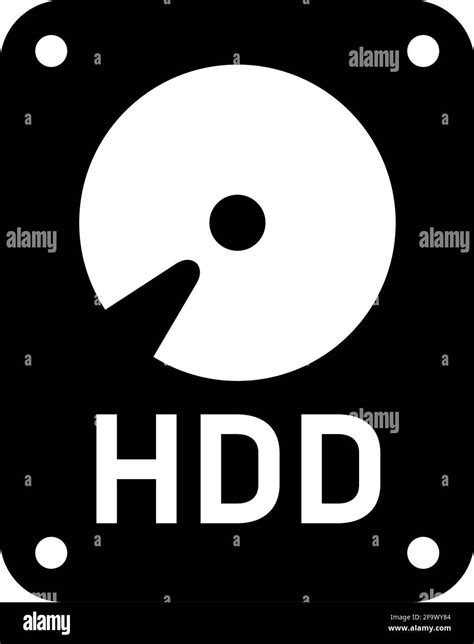 Hdd Hard Disk Vector Icon Illustration Stock Vector Image And Art Alamy