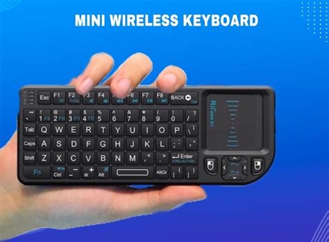 Mini G Wireless Keyboard With Touchpad For Smart Tv And Pc Handheld Computers Tech Parts