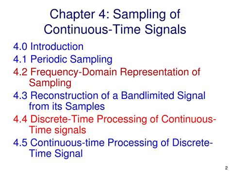 Ppt Biomedical Signal Processing Chapter 4 Sampling Of Continuous