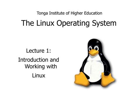 Ppt The Linux Operating System Powerpoint Presentation Free Download