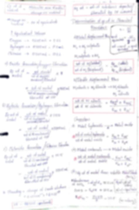 SOLUTION Some Basic Concepts Of Chemistry Formula Sheet Studypool