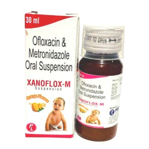 Oflaxacin And Metronidazole Oral Suspension Liquid Formulation Prescription Dosage Guidelines