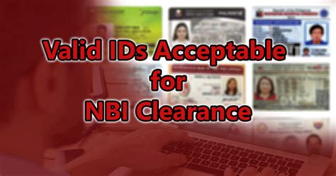 Valid Ids Acceptable For Nbi Clearance