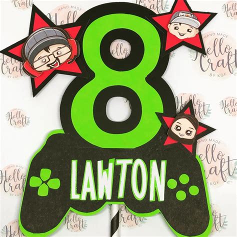 Fgteev Cake Topper Hello Craft Crafts Topper