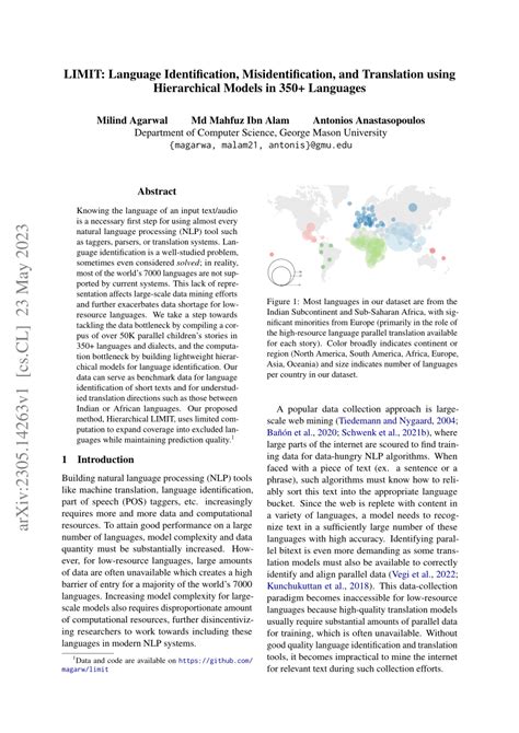Pdf Limit Language Identification Misidentification And