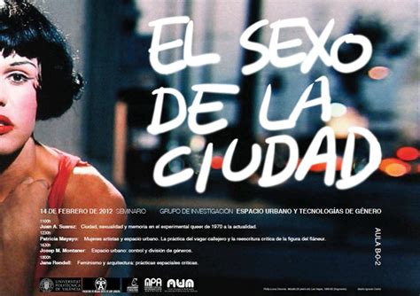 Sexo De La Ciudad Espacio Urbano Y Tecnolog As De G Nero