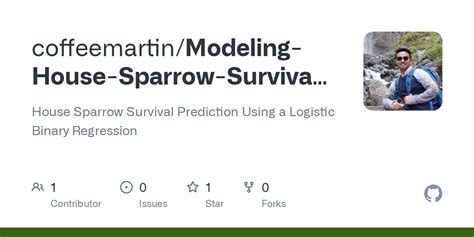 github coffeemartin modeling house sparrow survival by using r house sparrow survival