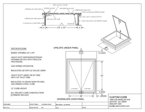 Roof Hatch Detail Dwg At Jade Haylen Blog