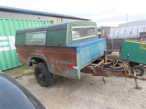 Truck Box Utility Trailer 34 Ton Chassis And Hoist With Cap Mcsherry