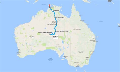 Alice Springs Map