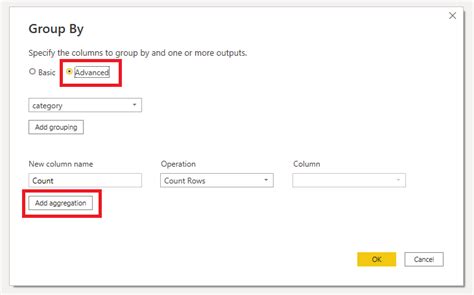 Solved Aggregate Data Power Query Editor Microsoft Fabric Community