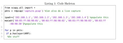 Solved Arpmac Attacks Subtask 1 Scapy Is A Popular Python