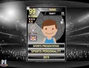 Merit Pe Reward Cards Ultimate Team Achievement Card Template