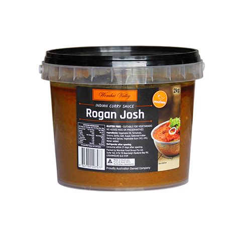 Sauce Rogan Josh 2kg Wombat Valley Food Group