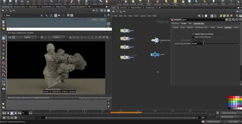 Rendering Dissolving Particles SideFX