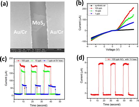 A Sem Image Of The Fabricated Nanosensor Of Aumos2au B Iv